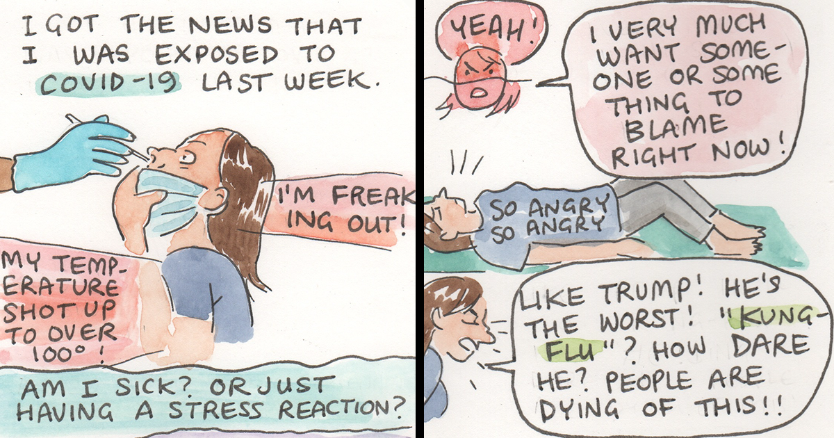 In This Comic, I Face My Big Feelings About COVID Test Results (10 Pics ...