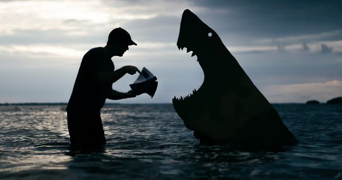 I Continue Posing With My Cardboard Cutouts At Sunset And Here Is The ...