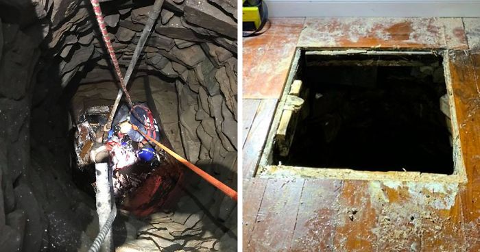 Man Discovers Secret 30 ft Well Inside His Friend’s 1843 House After ...