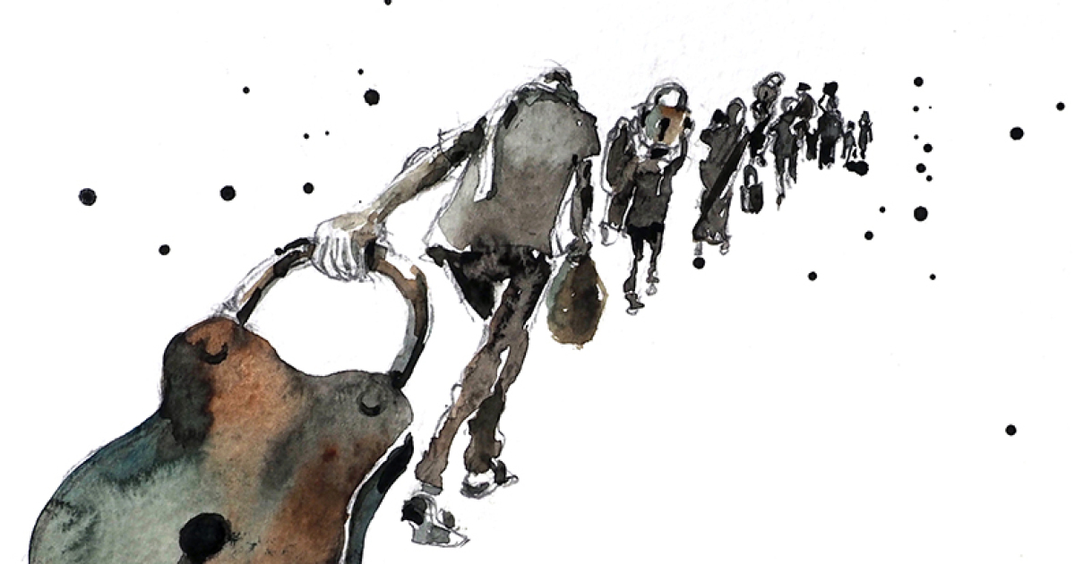 My 11 Illustrations That Depict The “The Long Walk Home” | Bored Panda