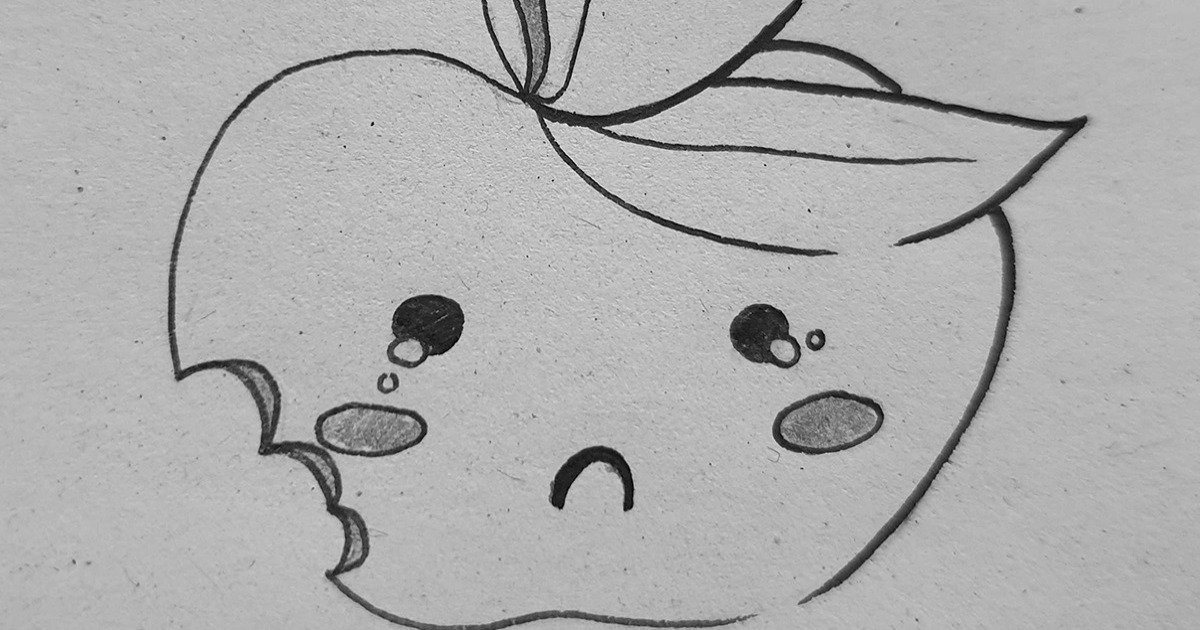Hey Pandas, Draw An Adorable Apple (Closed) | Bored Panda