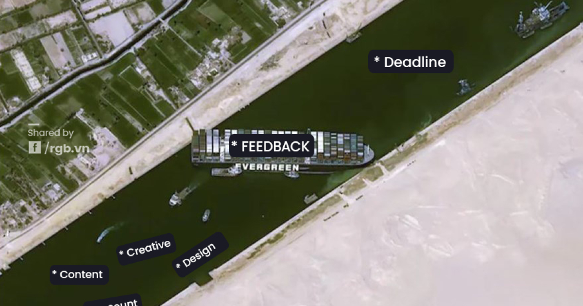 Huge Container Ship Stuck In Suez Canel Inspired Us To Make Memes About ...