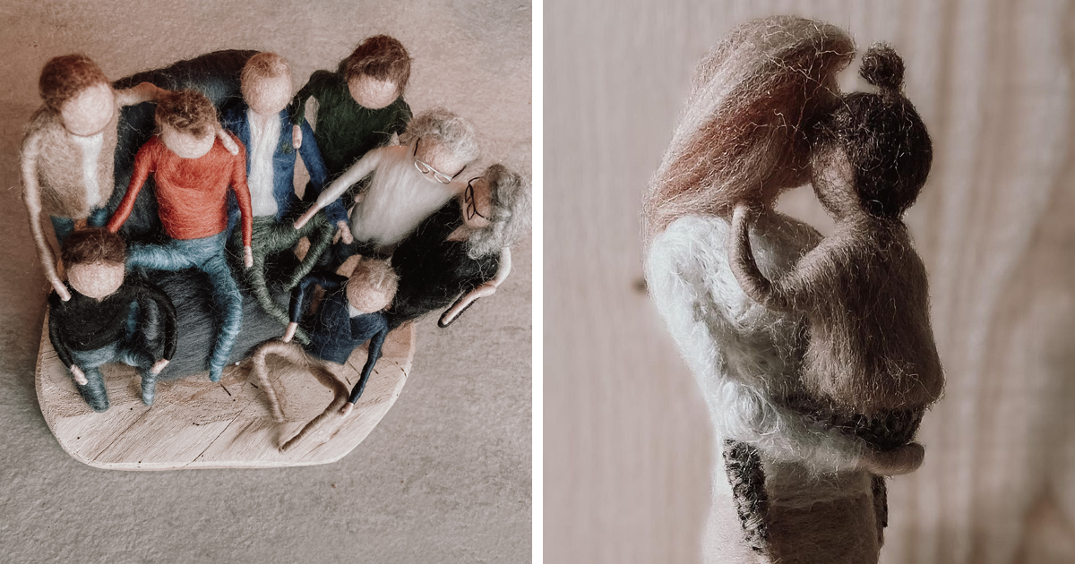 I’ve Been Creating Heartwarming Wool Families For A Year (40 Pics ...