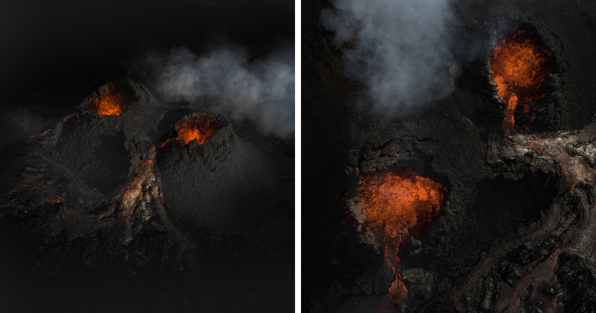 I Flew My Drone Over An Icelandic Volcano | Bored Panda
