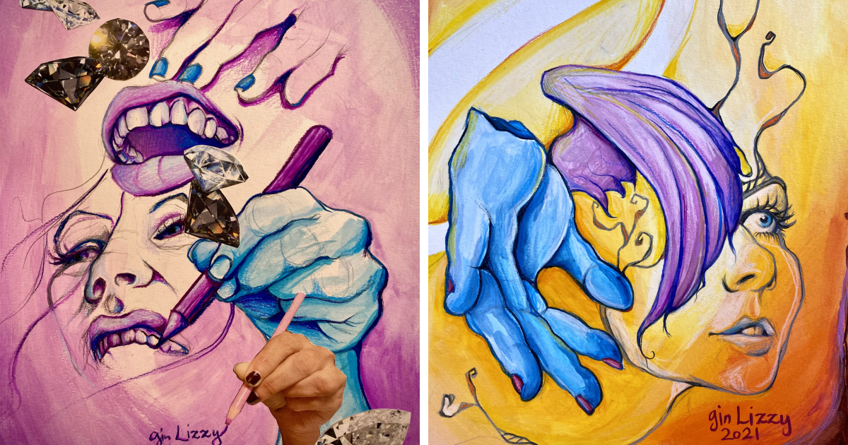 I Hear Or Feel Colors In Music, So I Made 7 Paintings, Each While ...