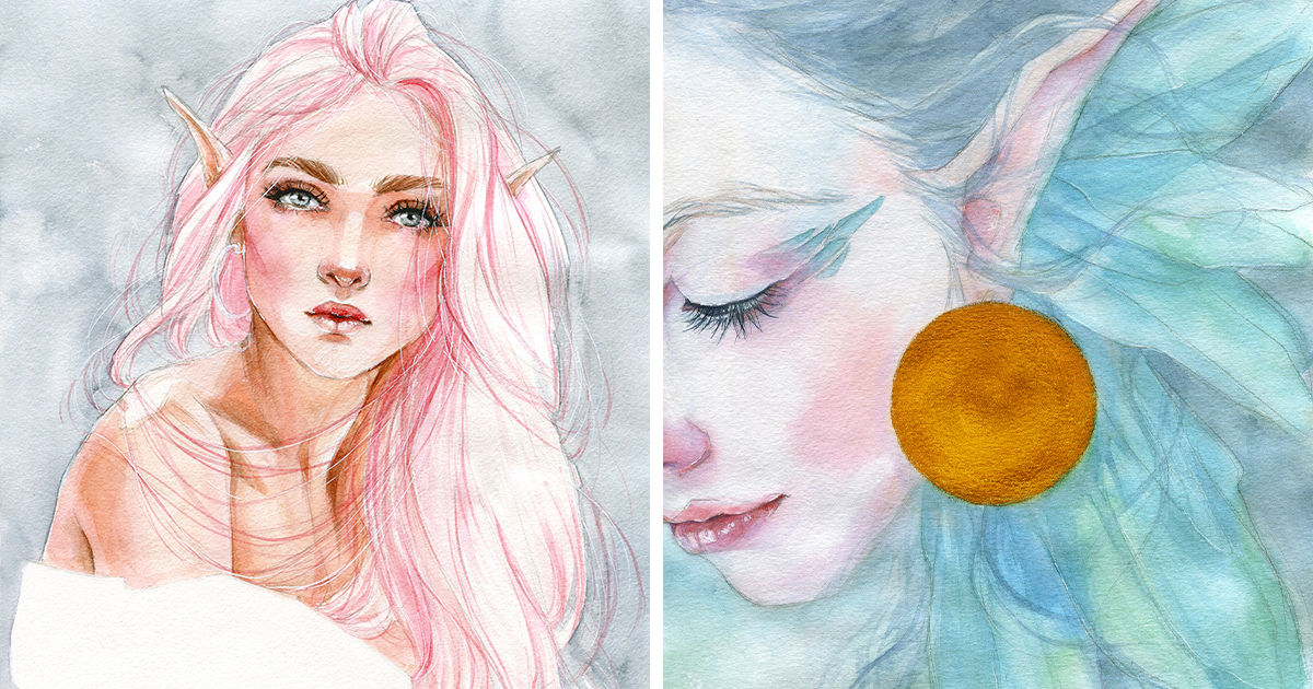 I Create My Own World In My Fantasy Paintings (62 Pics) | Bored Panda