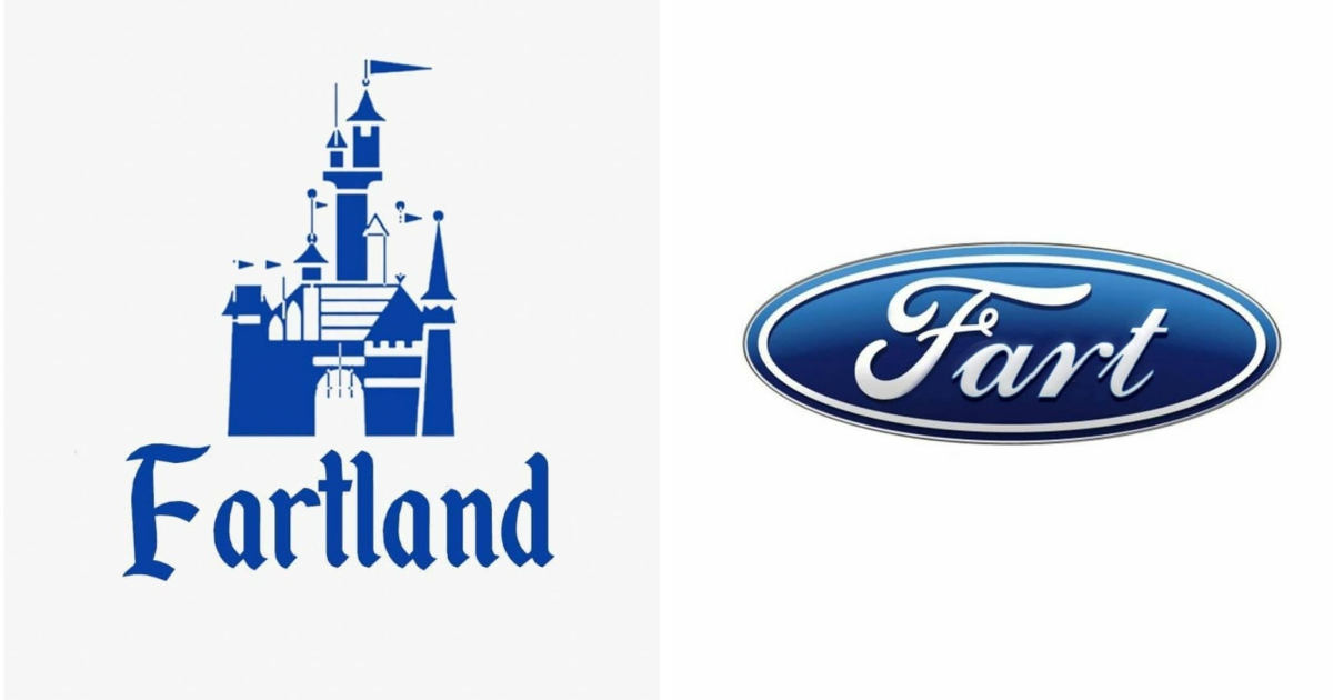 I Remixed 99 Iconic Logos With The Word “Fart” As A Father’s Day ...