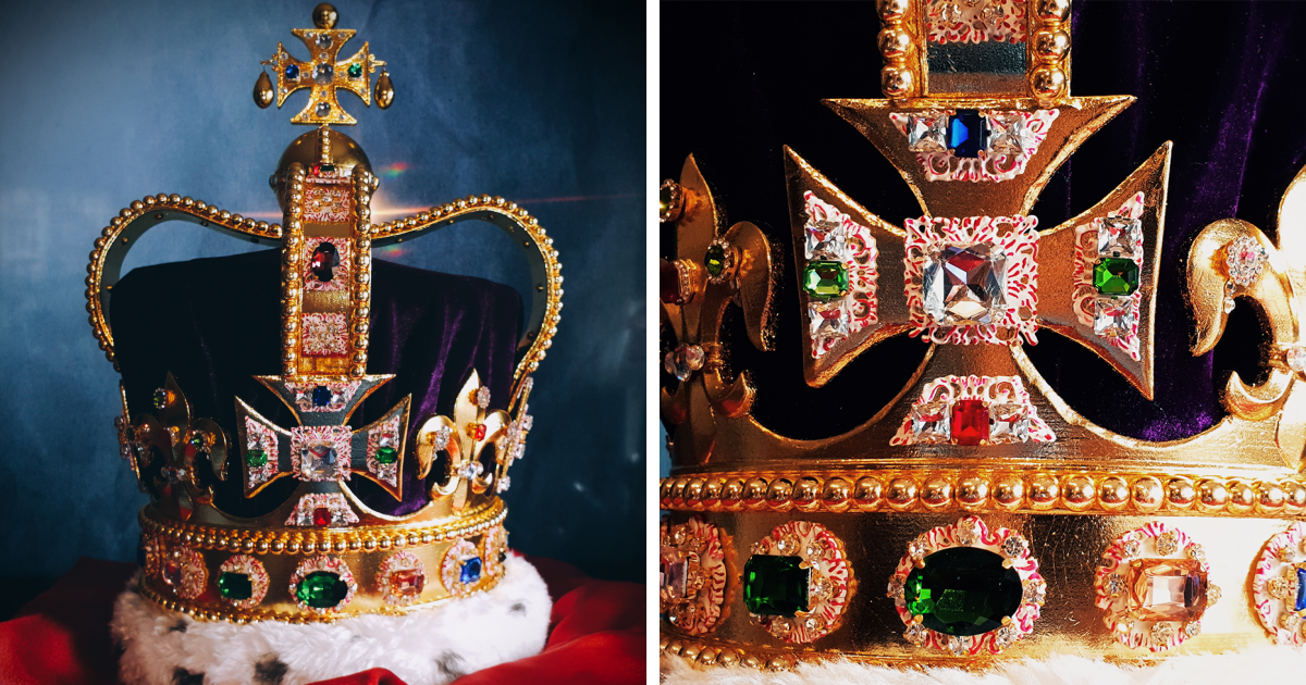 I Made An Accurate Replica Of St. Edward’s Crown | Bored Panda