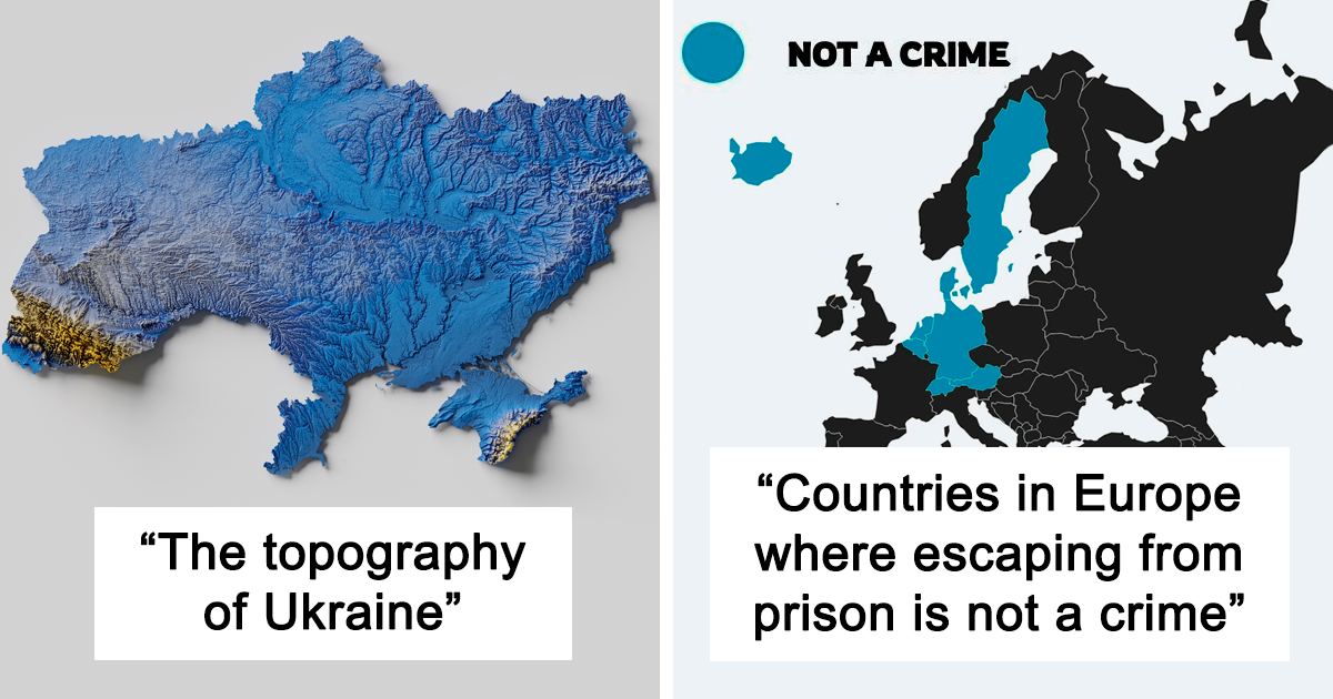 35 Informative Maps People Shared On This Group That Might Change Your ...