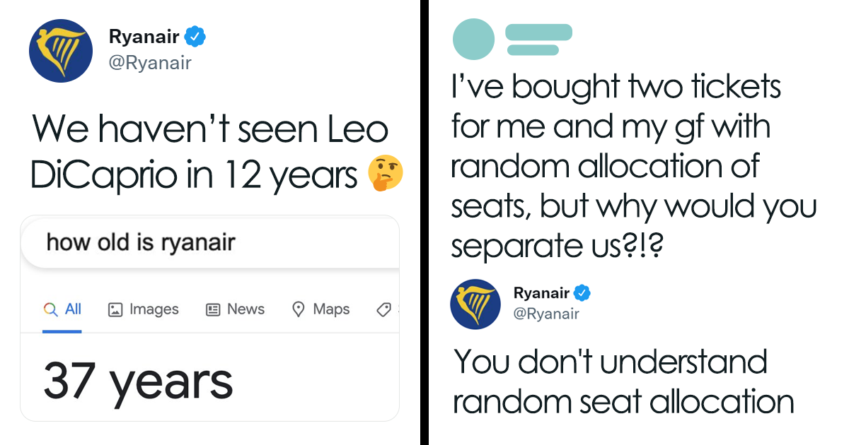 66 Of The Most Savage Roasts From Ryanair’s Social Media | Bored Panda