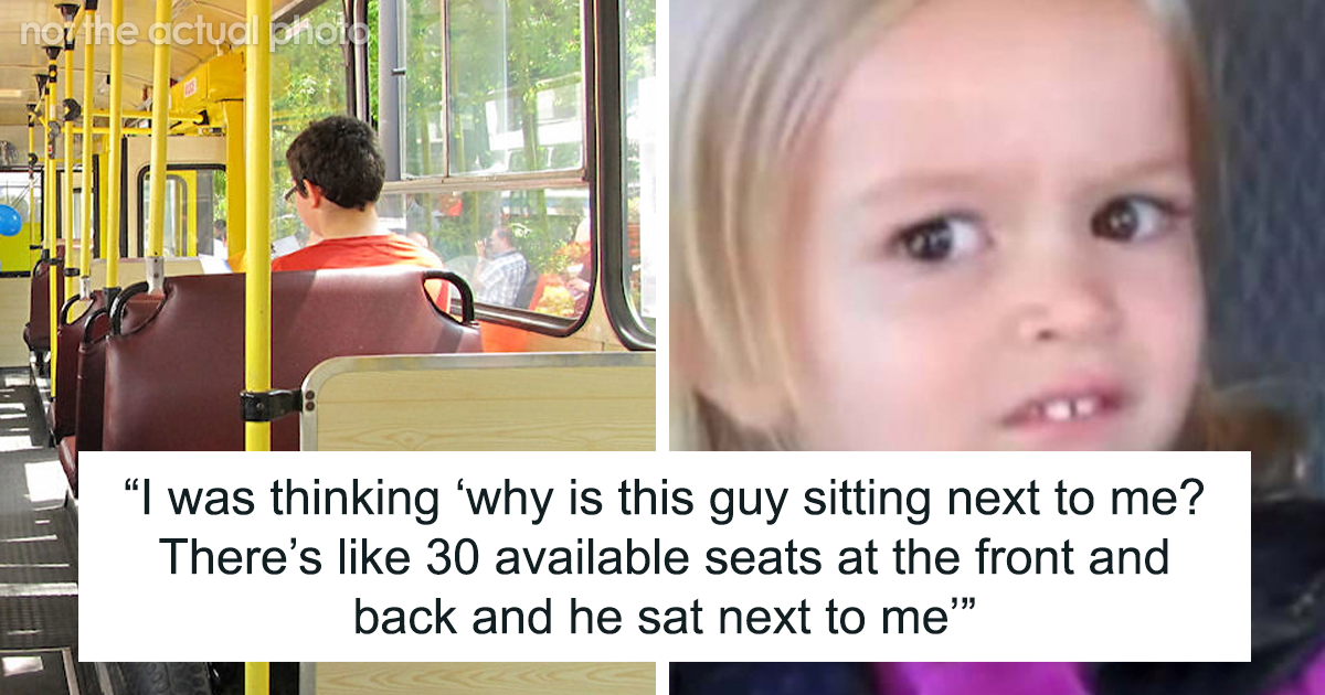 Stranger Sits Right Next To This Man When The Tram Is Almost Empty, The ...