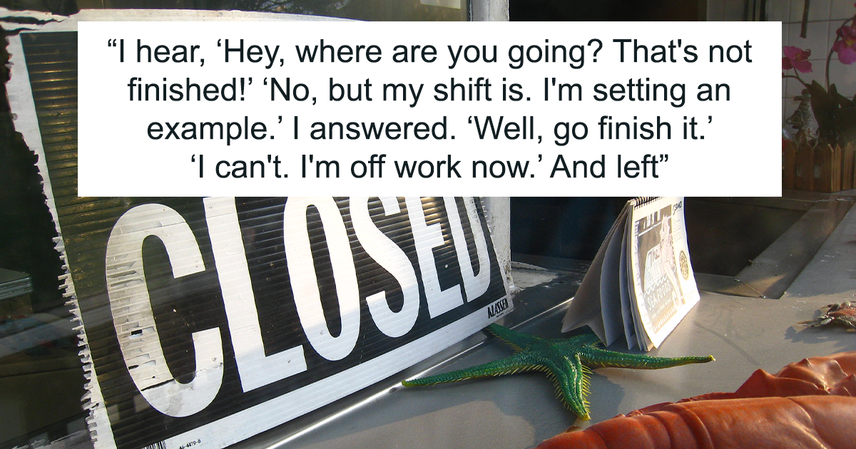 Catering Worker Is Told That Overtime Is Canceled, So They Comply ...