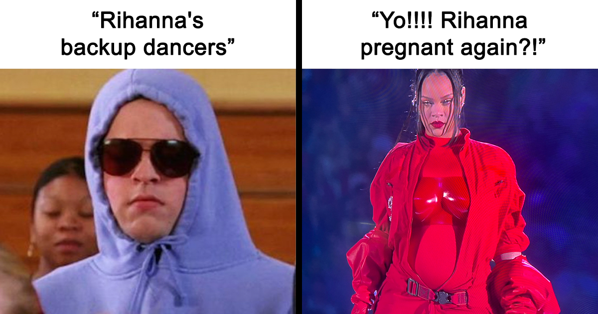 35 Finest Memes And Reactions To Rihanna’s Super Bowl 2023 Performance ...