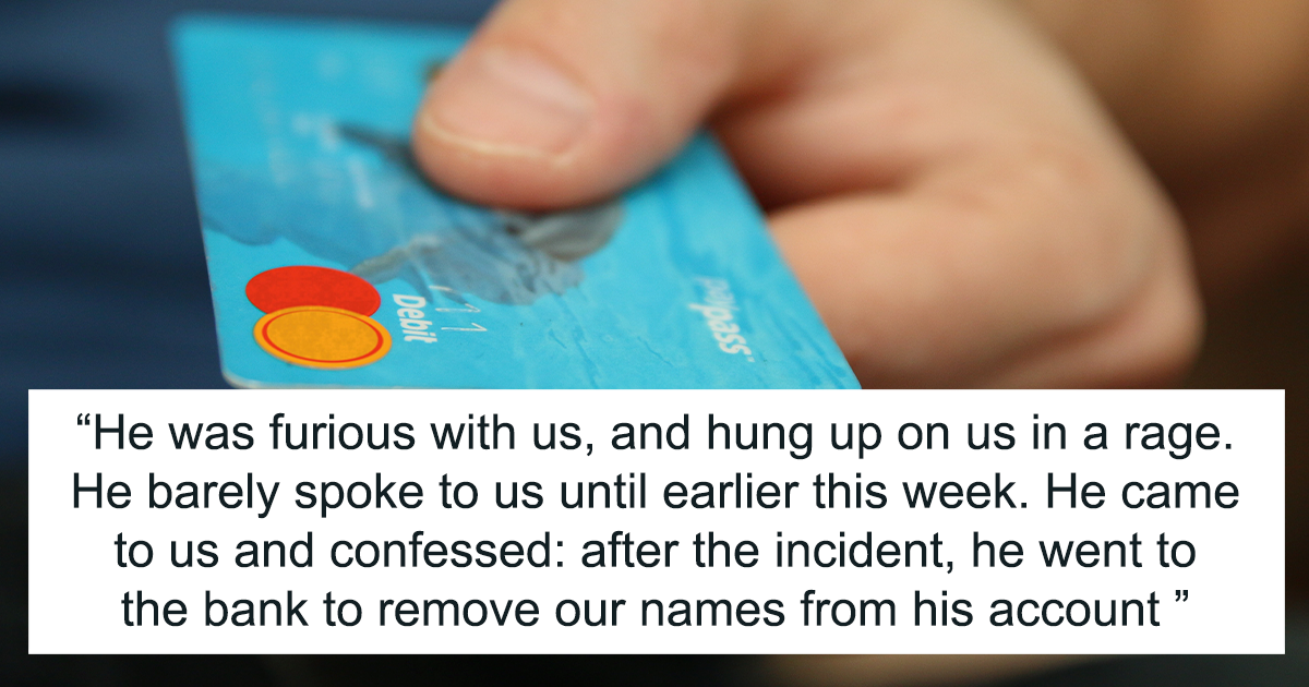 “He Stole One Of My Credit Cards”: Entitled Son Expects His Well-Off ...
