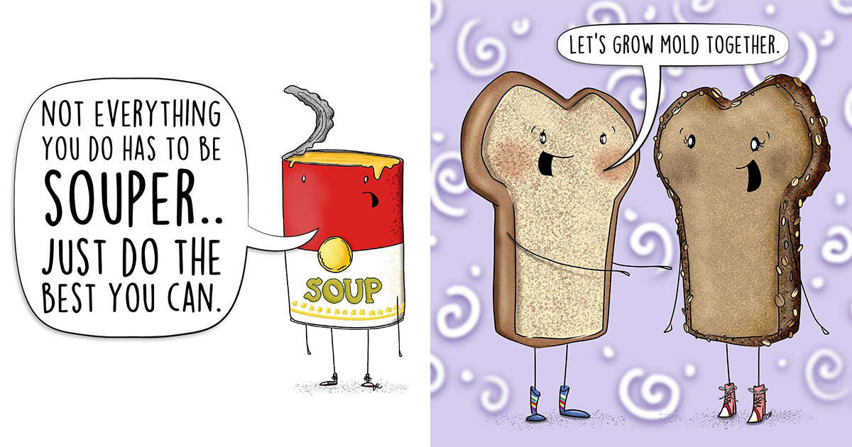 30 Funny Comics About Food That Are Full Of Puns And Jokes, By This ...
