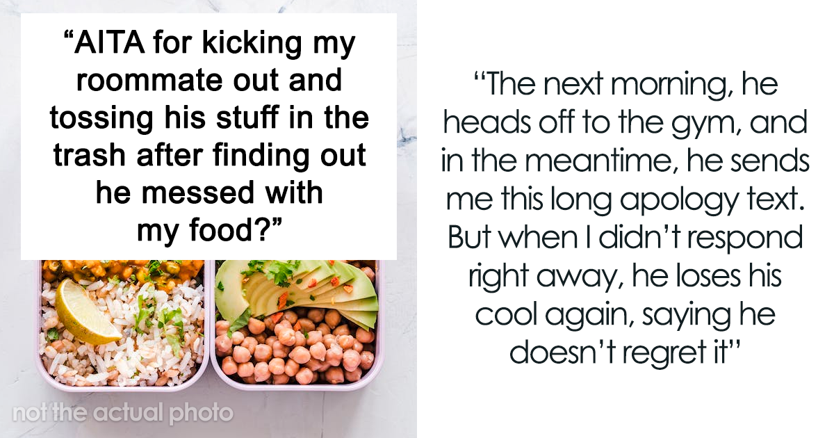 Roommate Messes With Guy’s Food, Finds His Stuff In The Trash | Bored Panda