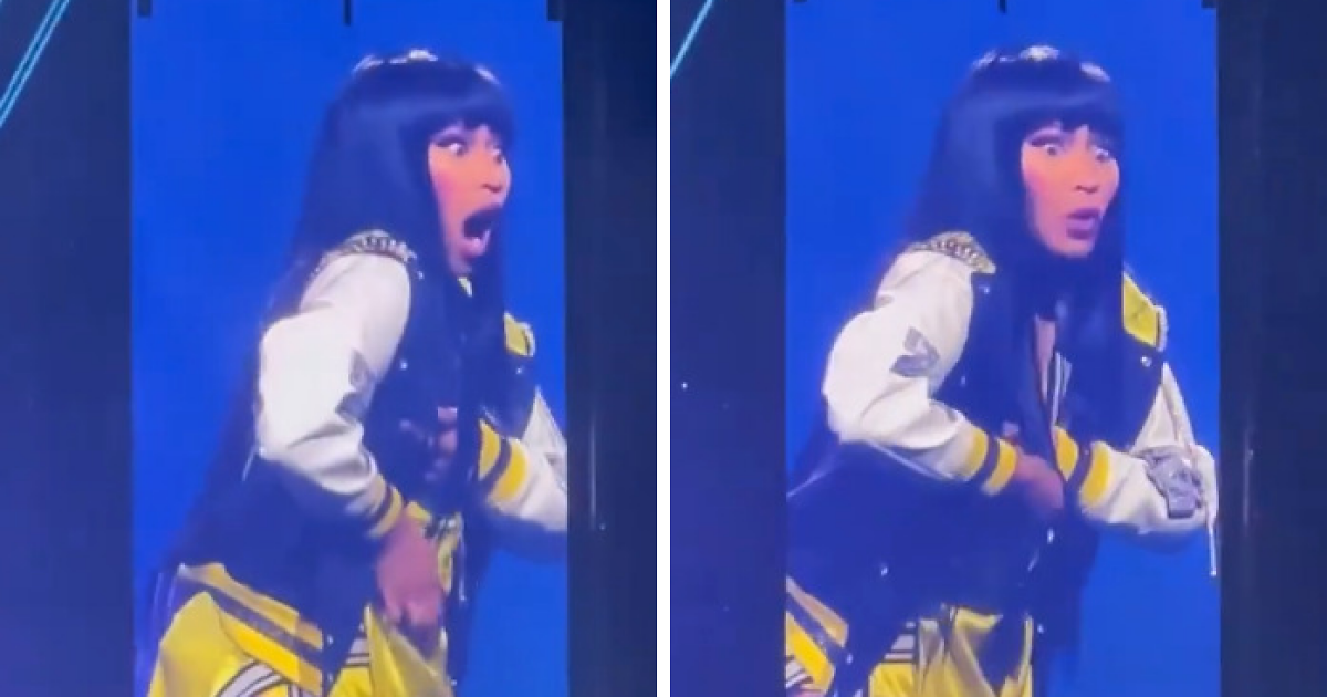 “Oh My God”: Nicki Minaj Scolds Fans After Wardrobe Malfunction On ...
