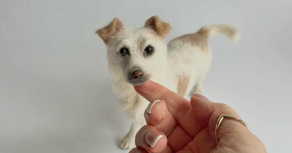 This Artist Makes Extremely Realistic Wool Figures Of Animals, And Here ...