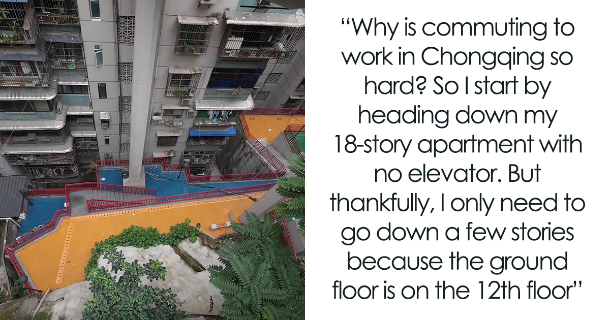 Man Shares What Daily Commute In Chongqing Looks Like, People Are ...