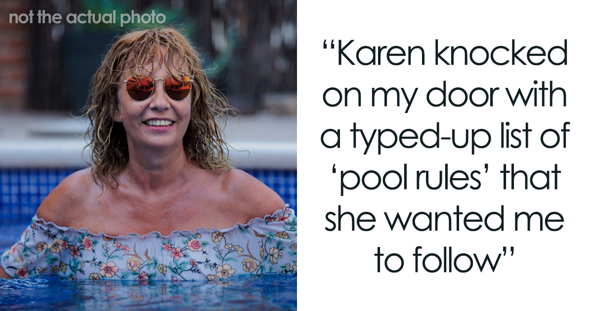 Woman Keeps Using Pool Without Asking, Comes Up With A List Of Rules ...