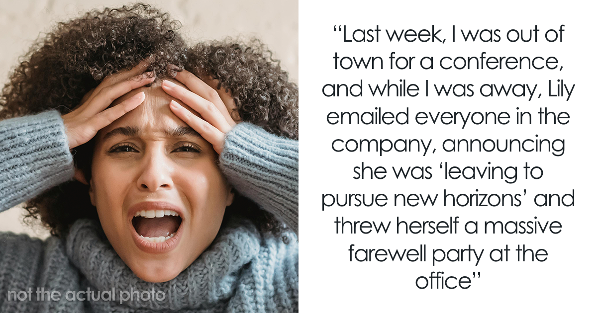 Assistant Throws Herself A $2,000 Farewell Party As A Popularity Test ...