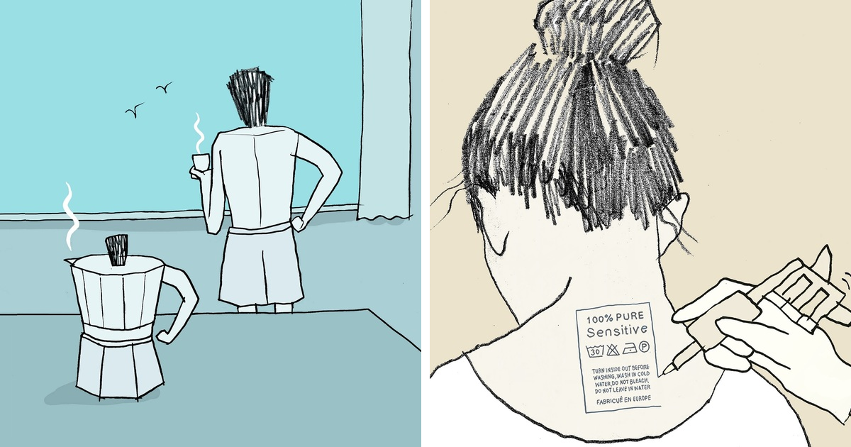 20 New Wordless Thought-Provoking Illustrations By Israeli Artist ...