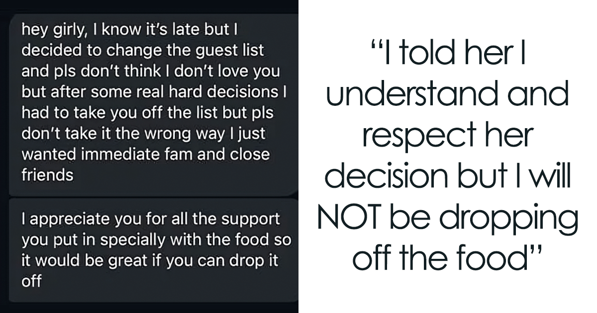 Woman Who Got Uninvited From Baby Shower Refuses To Deliver The Food ...