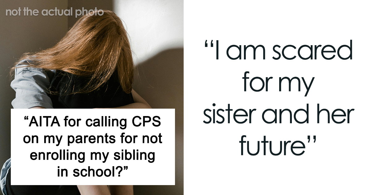 CPS Gets Involved As Woman Refuses To Let 9YO Sister Go Illiterate Over ...