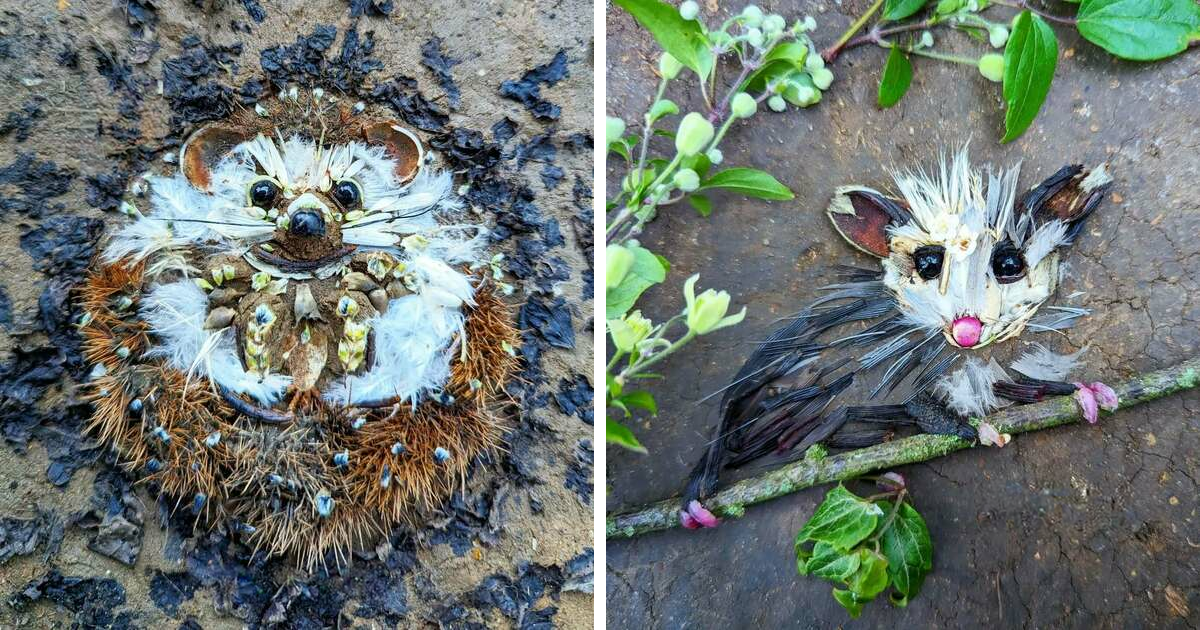This Artist Works In Nature And Uses Only The Materials Available To ...