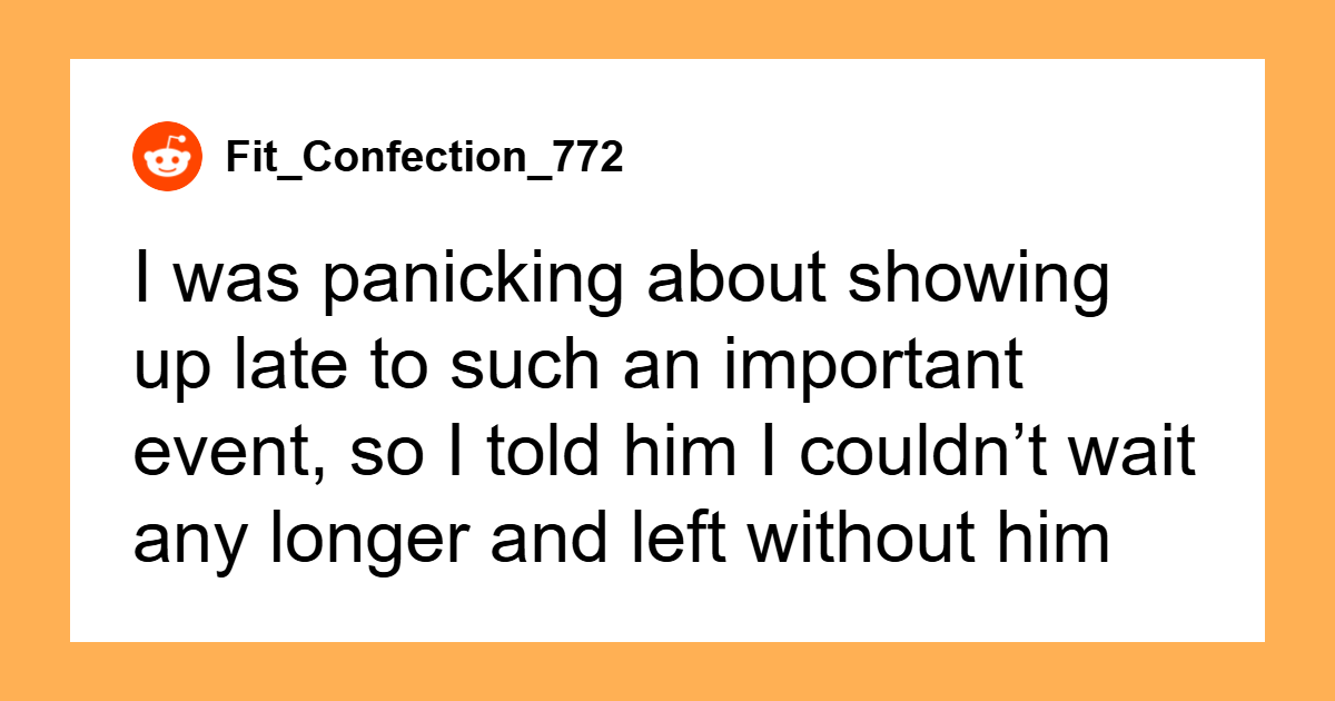 Man Asks Partner With OCD To Start Getting Ready 2 Hrs In Advance ...