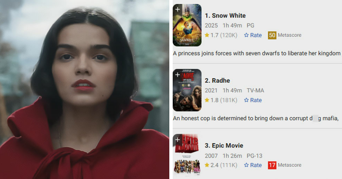 “Hilariously Abysmal”: Disney’s Snow White Flops So Hard, It Joins IMDb ...
