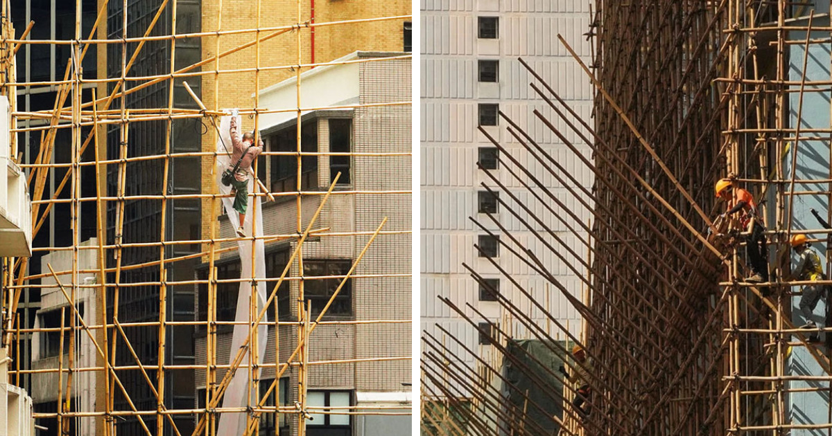 I Captured How Workers Build Bamboo Scaffoldings And Their Skills Are ...