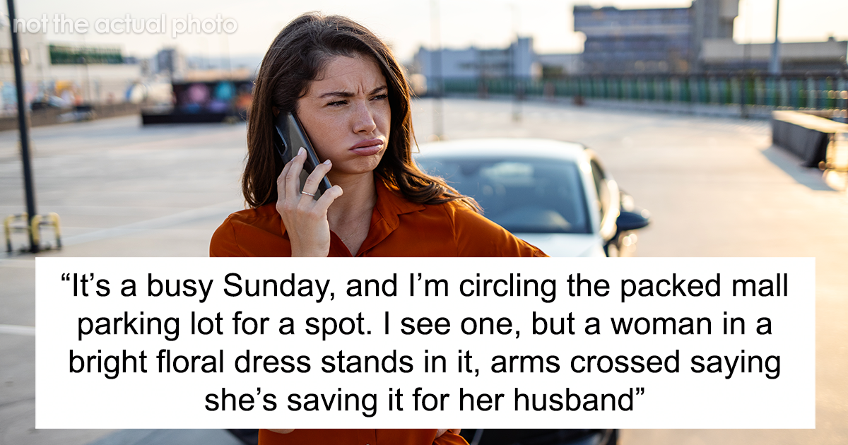 Entitled Karen's Shouting Match To Save Parking Spot For Husband Leads ...