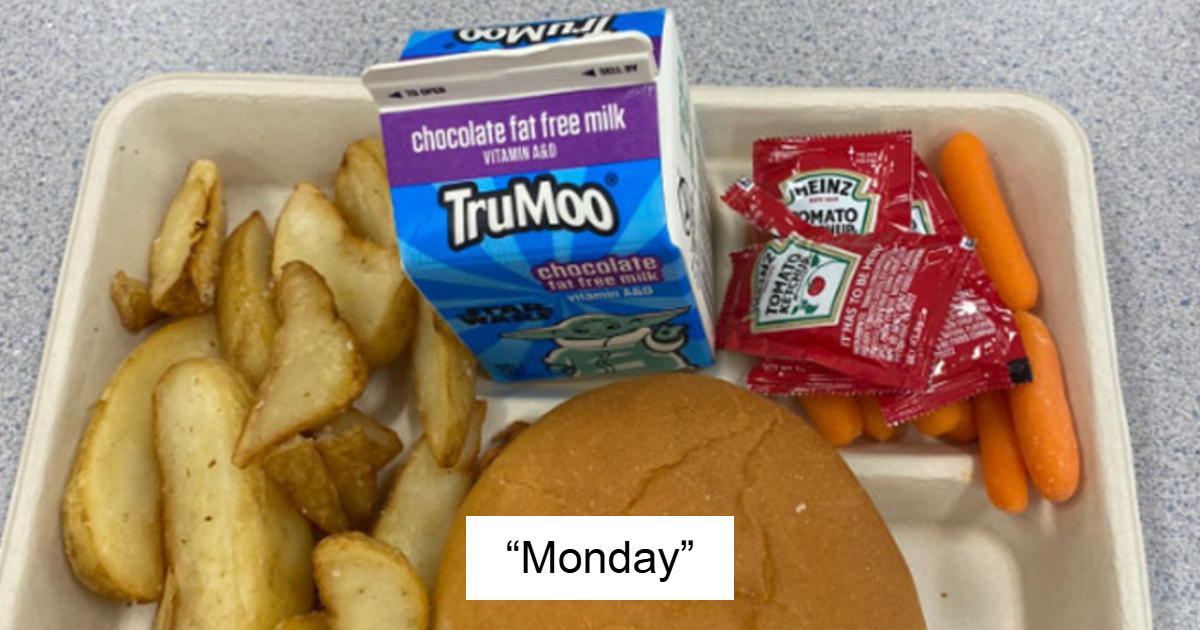 Typical American High School Lunch