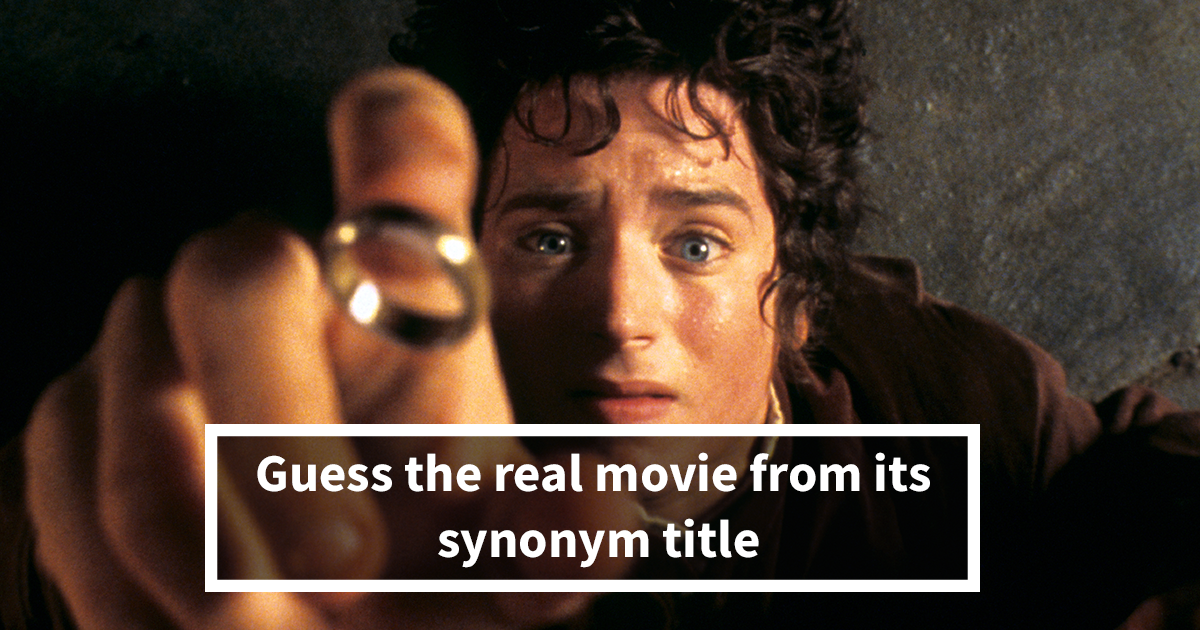 28 Famous Films Hidden In Synonym Titles – Can You Guess Them All ...