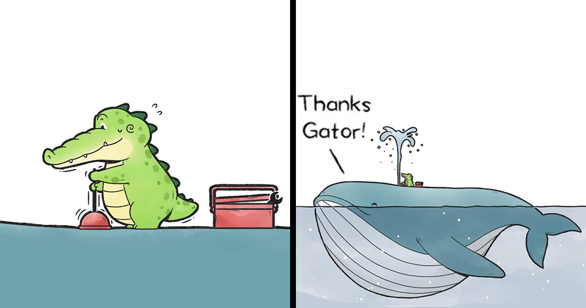 50 Comics About Adorable Animals That Set A Good Example For Us Humans ...