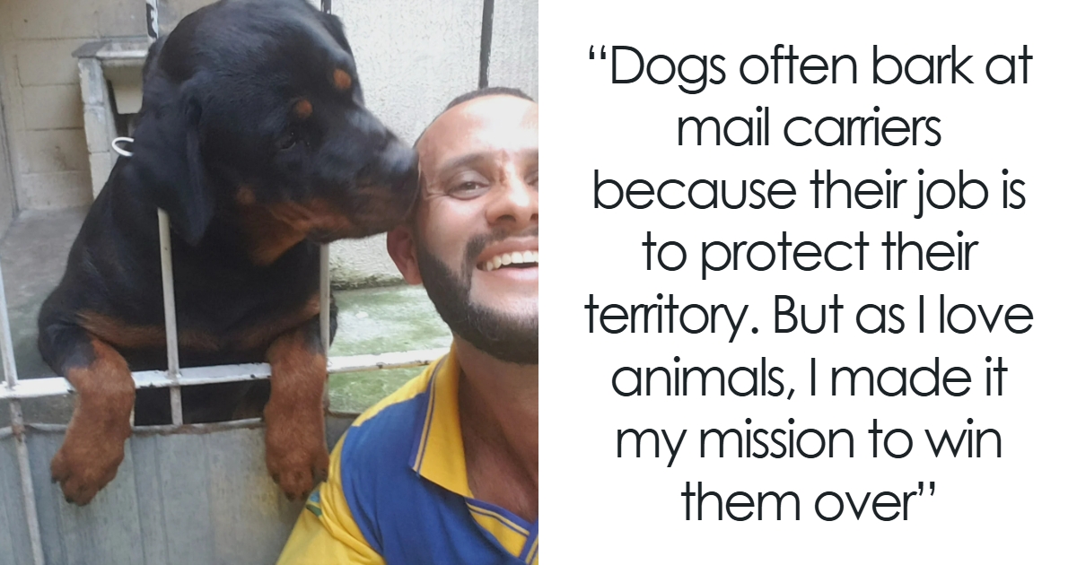 Meet The Mailman Who’s Best Friends With Every Dog On His Route (50 ...