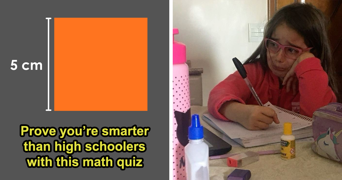 36 Grade-Level Math Questions Even High Schoolers Fail – Can You Beat ...