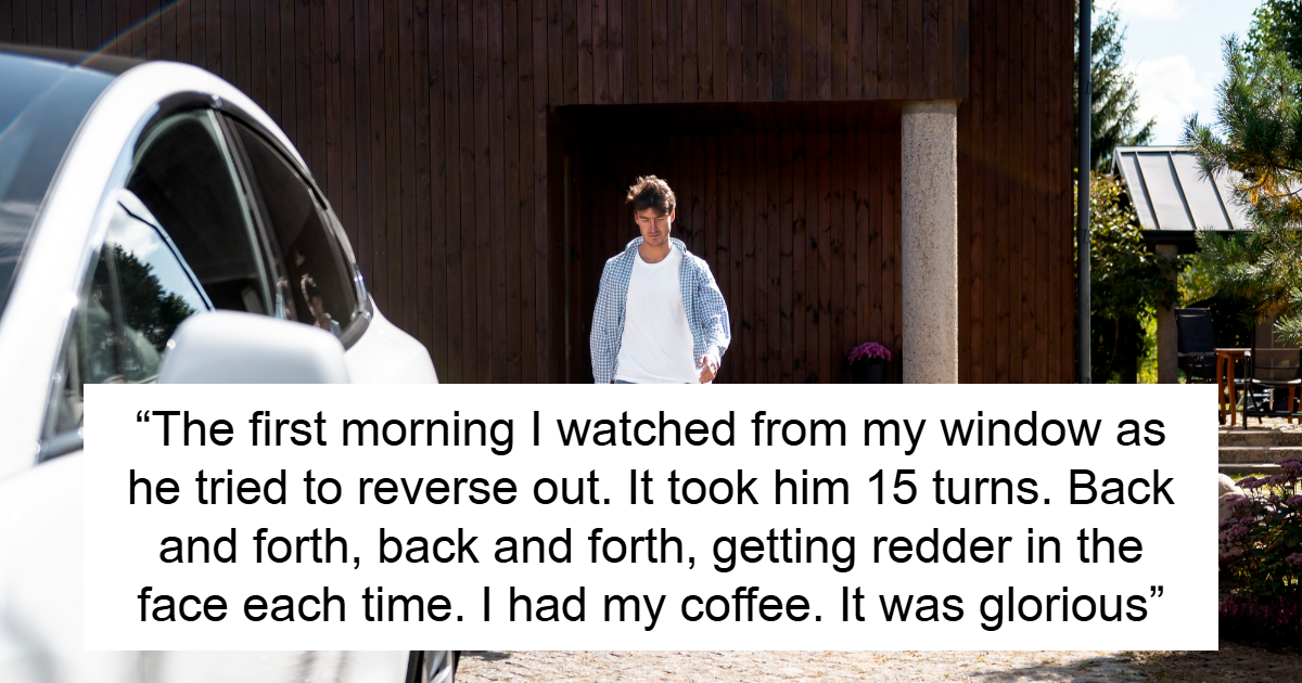Guy Has Selective Vision For Parking Lines, Fed Up Neighbor Serves Him ...