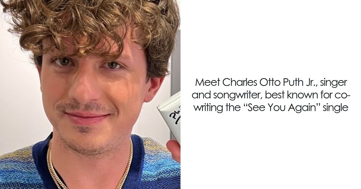 Charlie Puth: Bio And Career Highlights | Bored Panda