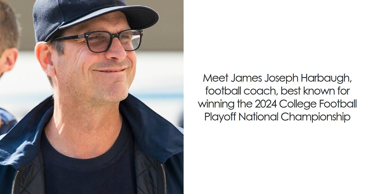 Jim Harbaugh: Bio And Career Highlights | Bored Panda