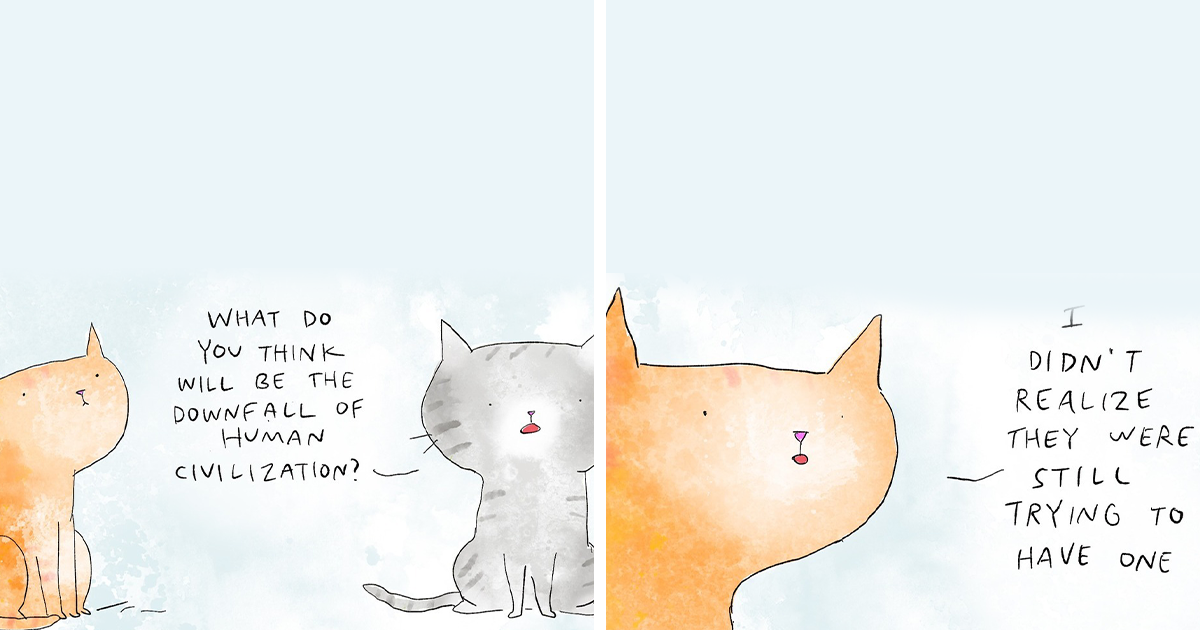 This Cartoonist Perfectly Captures What It’s Like To Live With Cats In ...