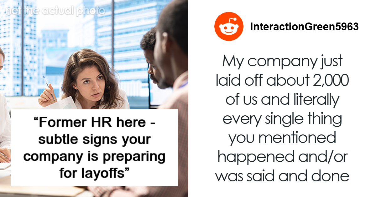 “Not Trying To Create Paranoia”: Subtle Signs Of Layoffs At Work That ...