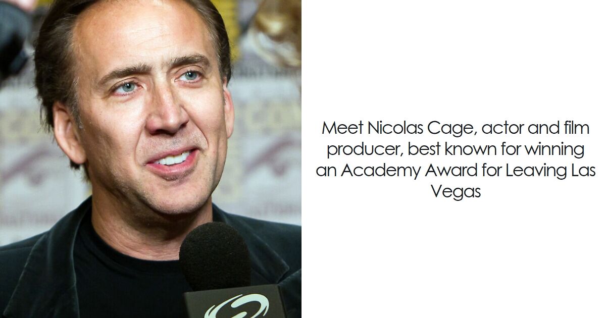 Nicolas Cage: Bio And Career Highlights | Bored Panda