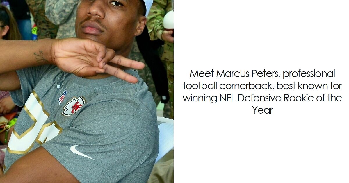 Marcus Peters: Bio And Career Highlights | Bored Panda