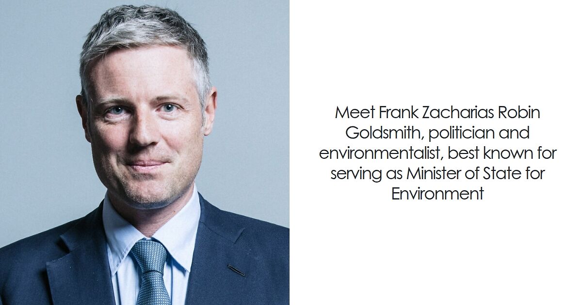 Zac Goldsmith: Bio And Career Highlights | Bored Panda