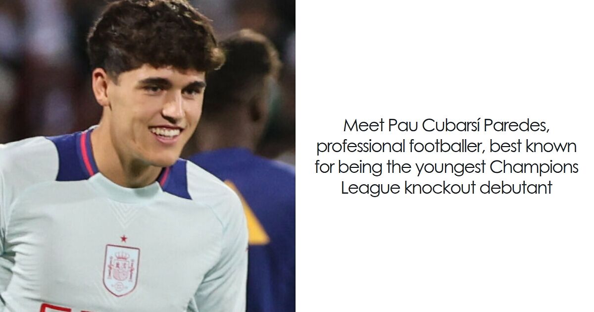 Pau Cubarsí: Bio And Career Highlights | Bored Panda