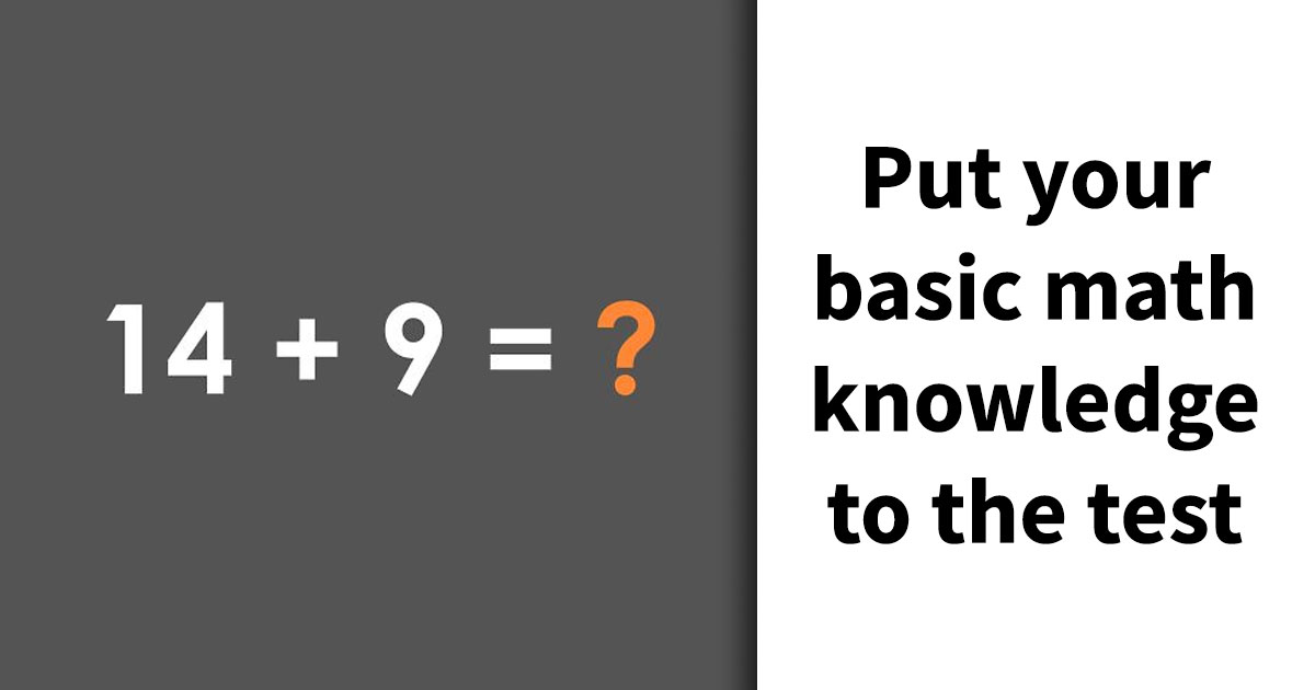 Are Your Math Basics Still Solid? Prove It By Solving These 38 ...