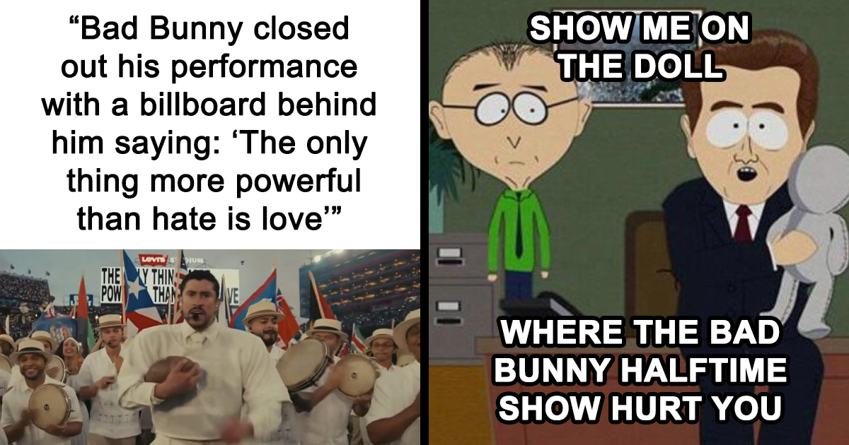 42 of the best reactions and memes from the super bowl lx halftime show ...
