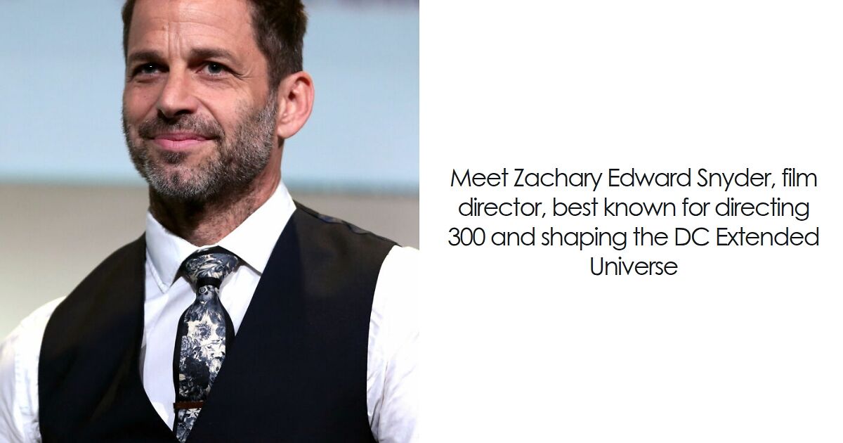 Zack Snyder: Bio And Career Highlights | Bored Panda